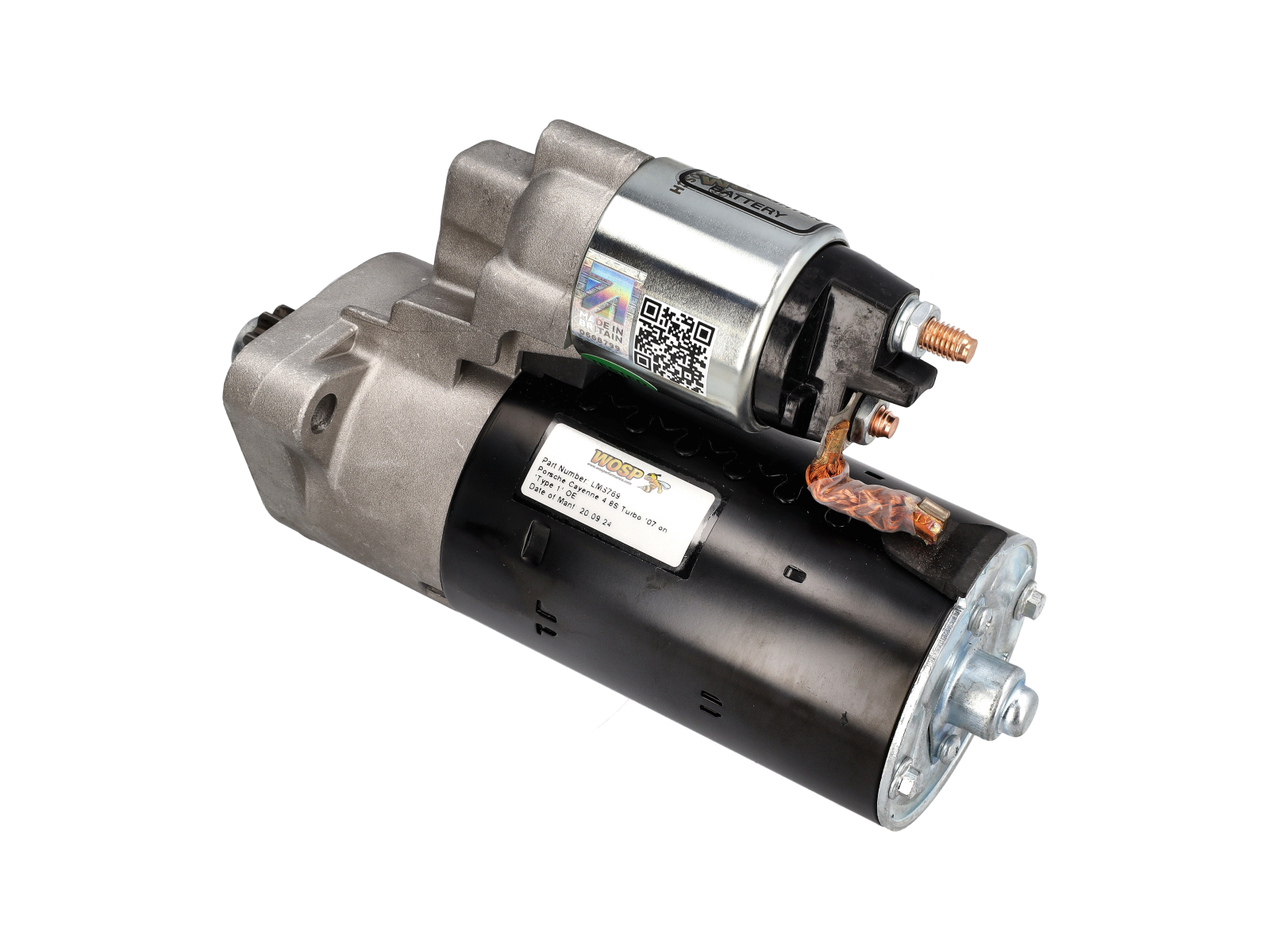 Wosp LMS769 Starter motor (high torque, light weight) for Porsche 957 ...