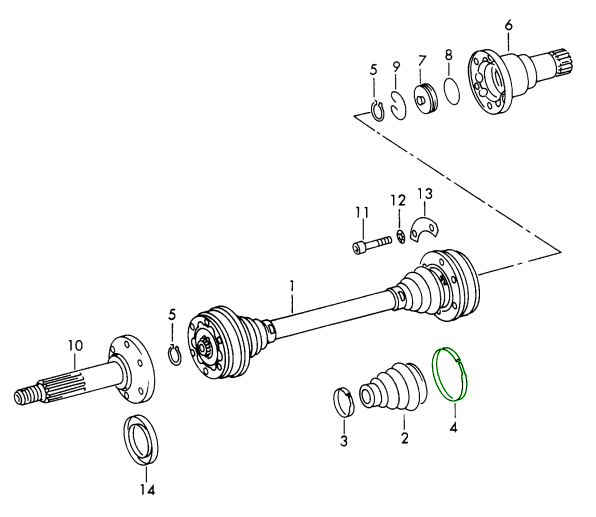 Porsche 911 CV Boot Clamp Large 90133231310 - 90133231310 | Design 911