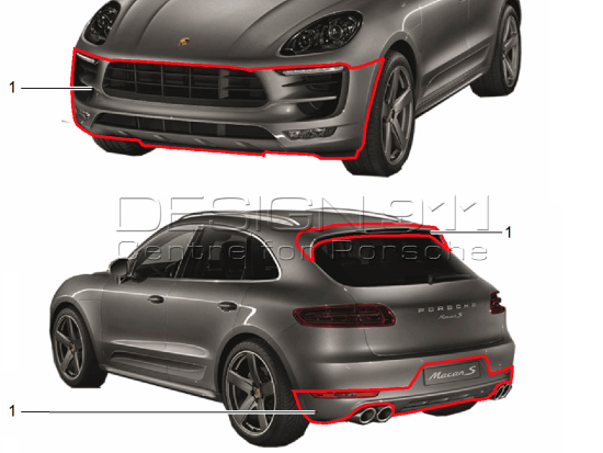 Buy Porsche Macan (95B) MK1 (2014-2018) Design Packages | Design 911