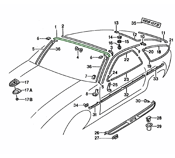 Original Porsche Part - 9285591540370H | Design 911