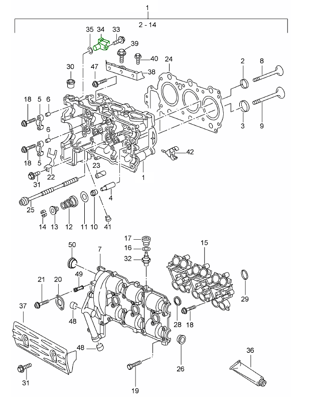 Original Porsche 99660610603 Camshaft position sensor hall sender for ...