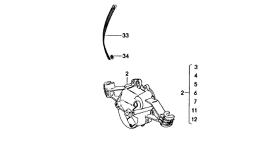 Ground Strap Gearbox. Porsche 914 - 99961191920/1 | Design 911