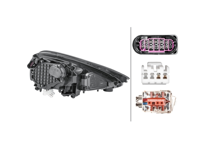 Porsche 958 cayenne Headlamp Bi-Xenon LED 958941029A 958941029N ...