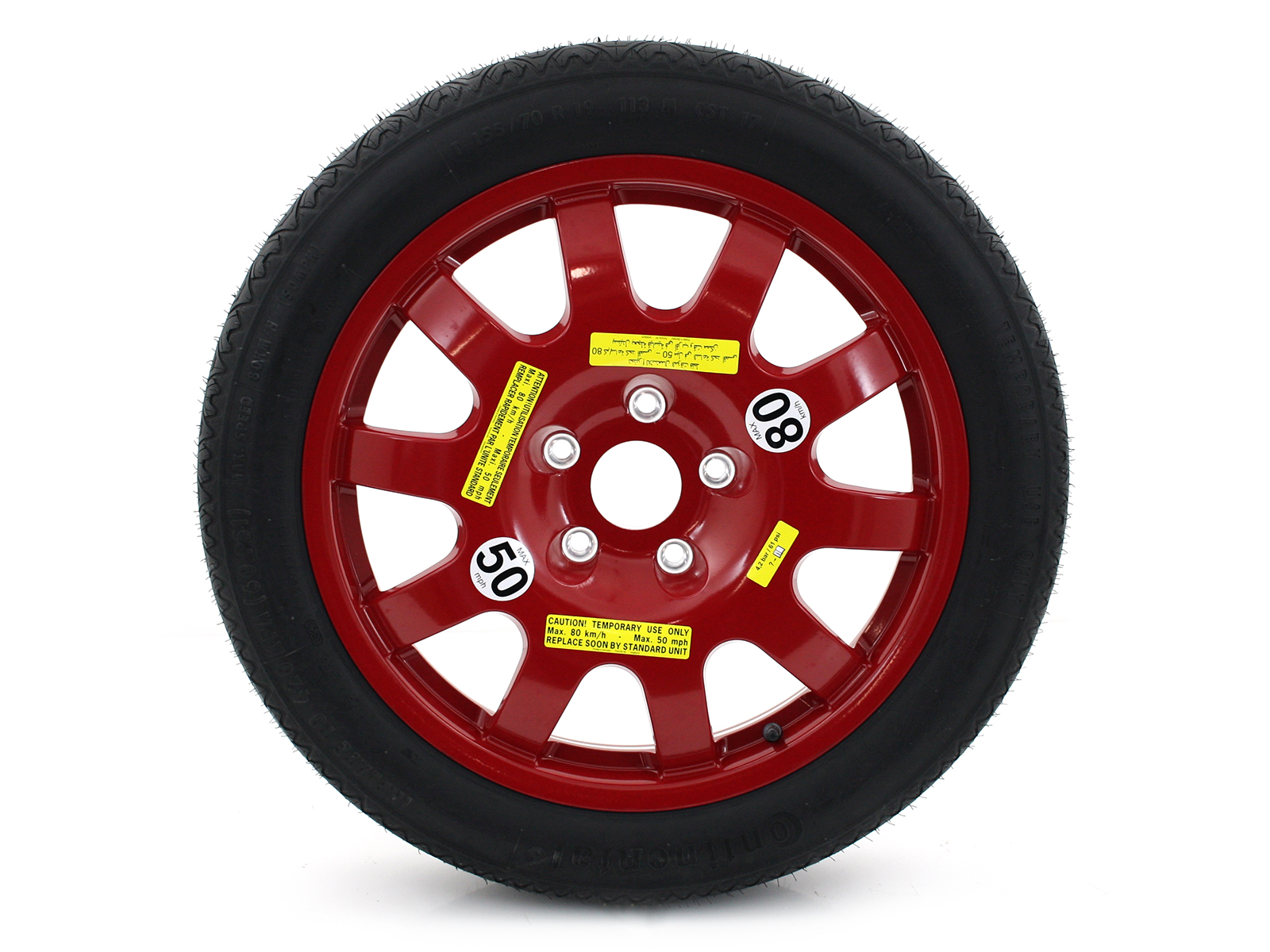 Emergency wheel Porsche 970 Panamera 4.8L 97036205000 - 97036205000 ...