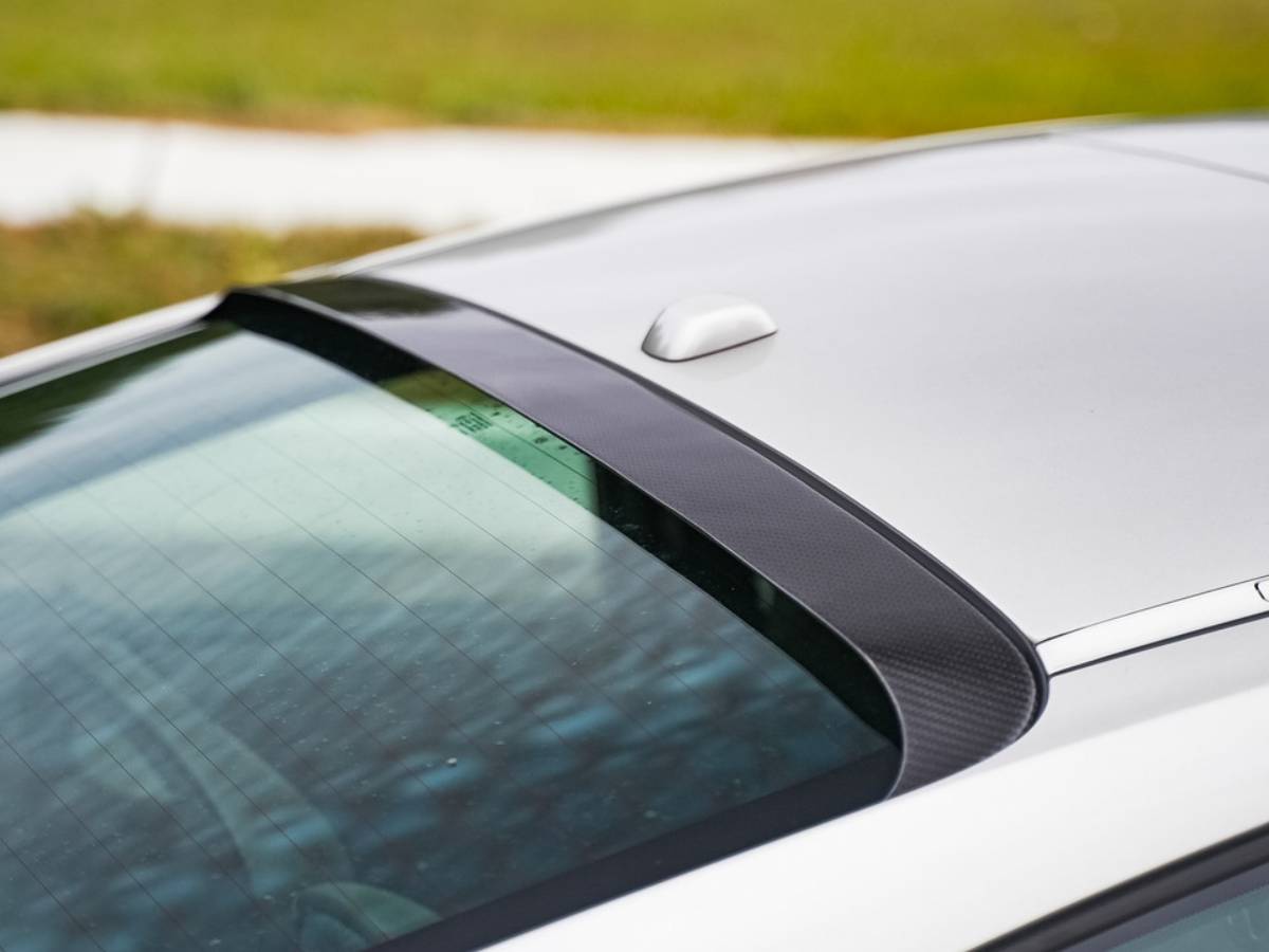 Roof spoiler carbon fibre from Rennline. Porsche 997 Coupe - E419 ...