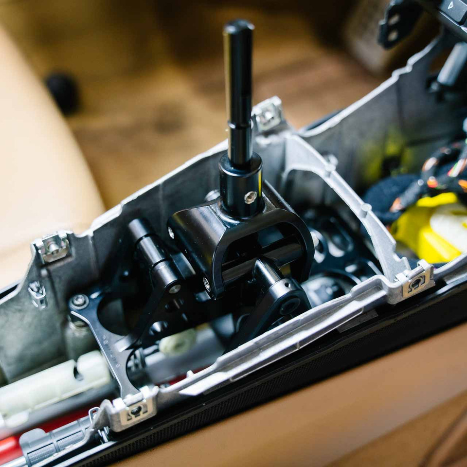 Billet aluminium short shift kit Rennline exactshift. Porsche 991 ...