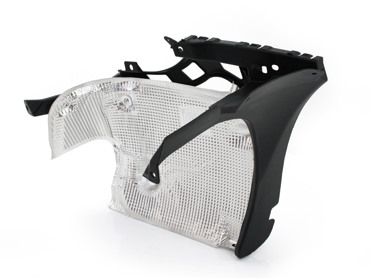 Porsche 997.2 C2 Rear bumper side support with heatshield 99750583202 ...