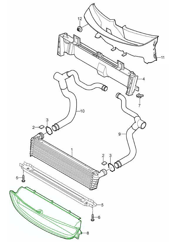 air duct - 99757516101 | Design 911