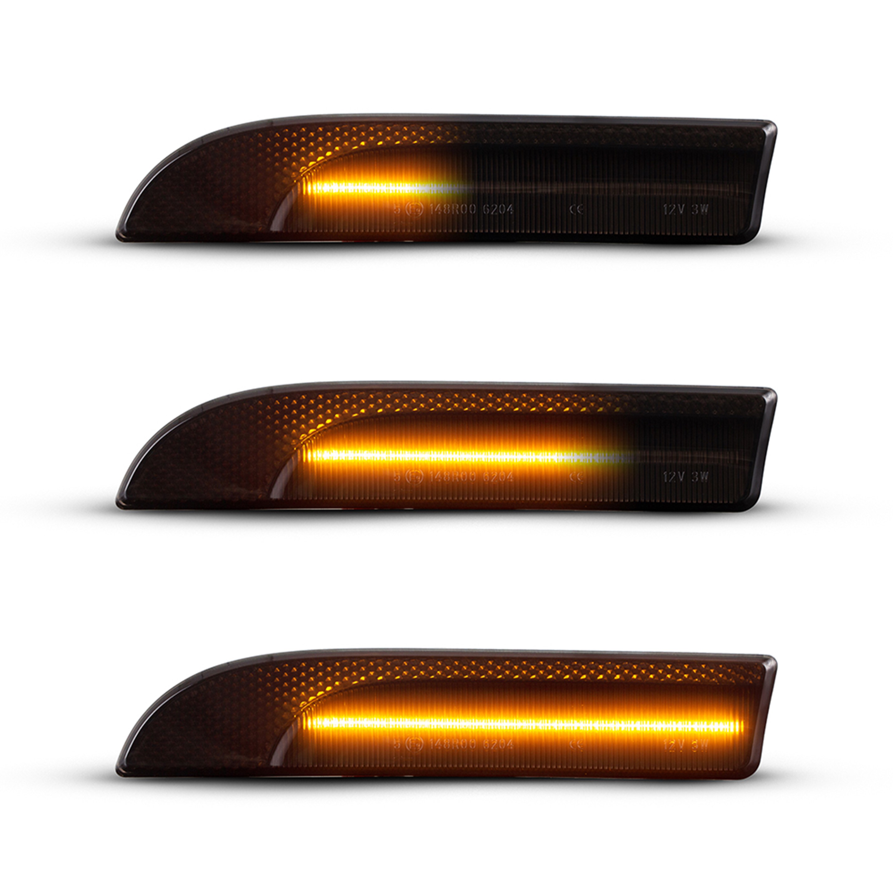 Side repeaters sequential LED with smoked lens. Porsche Cayenne 970.1 ...