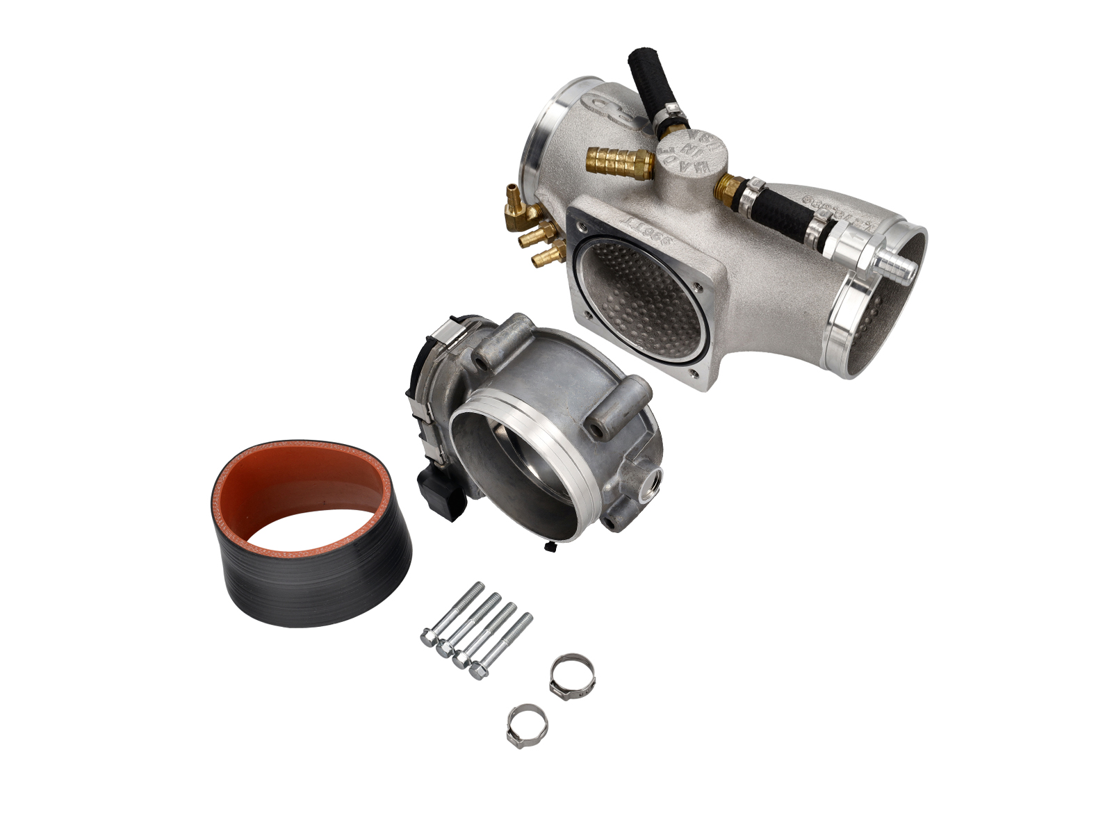 Intake Plenum Competition + Throttle Body Kit Porsche 996 Turbo/S/X50 ...