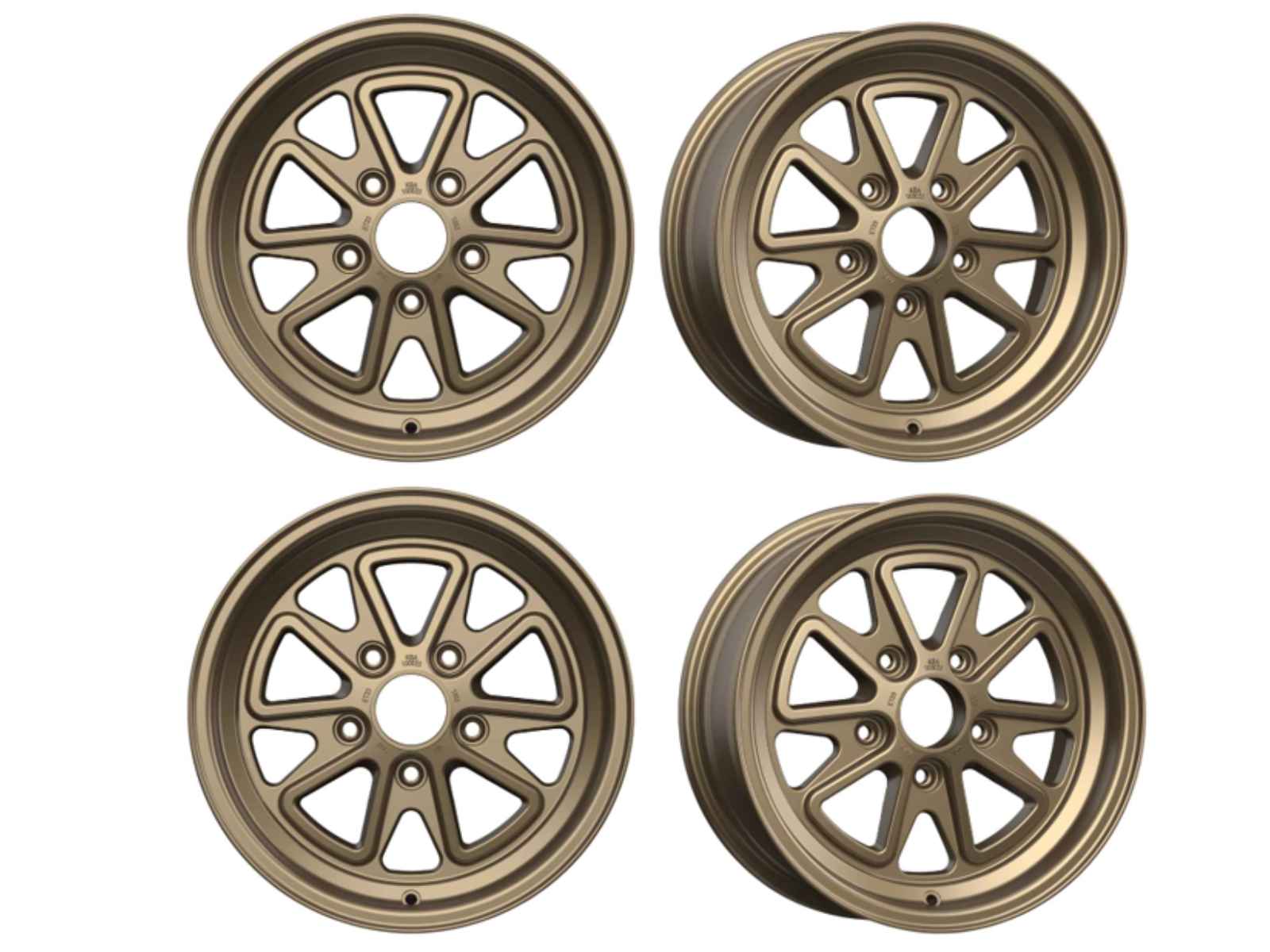 Outlaw52 001 alloy wheel set 16" Matte Bronze. Porsche 911 001BB-67053 ...