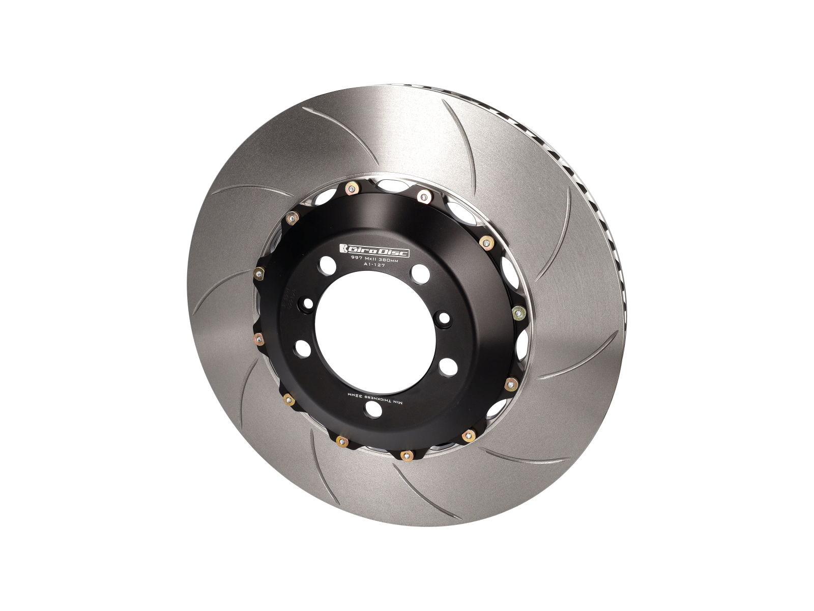 Brake Disc / Rotor Slotted 2-pc FRONT 997.2 GT3 - A1-127SL | Design 911