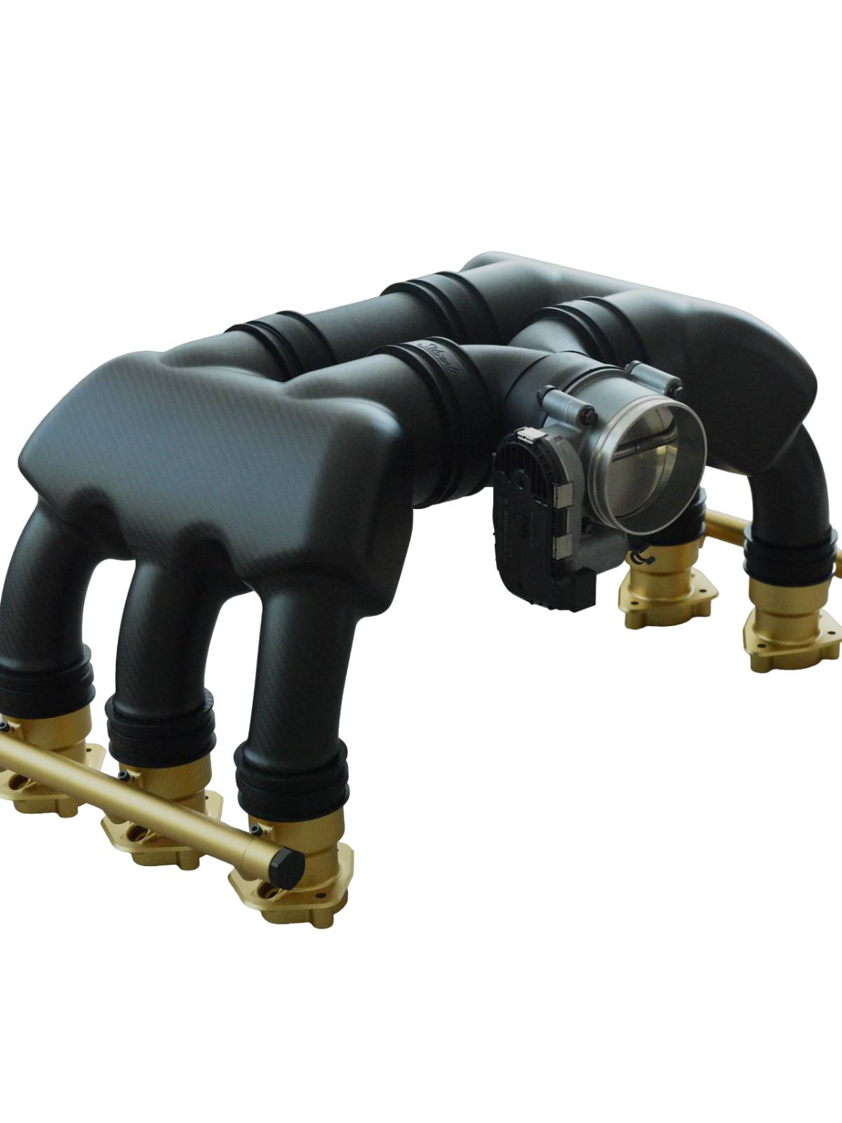 Drive by wire 92mm throttle body intake system carbon fibre. Porsche ...