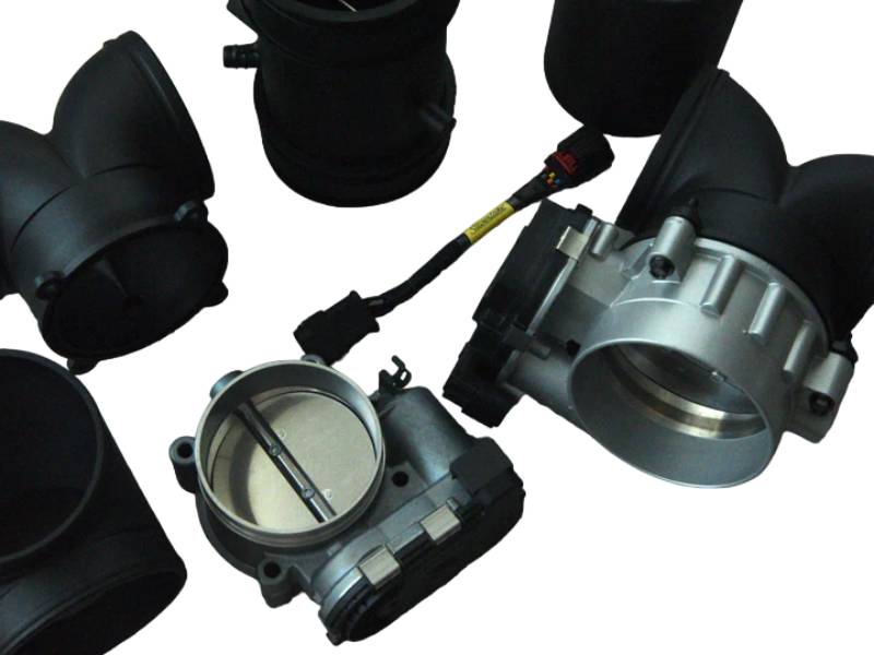 Drive by wire 92mm throttle body intake system carbon fibre. Porsche ...