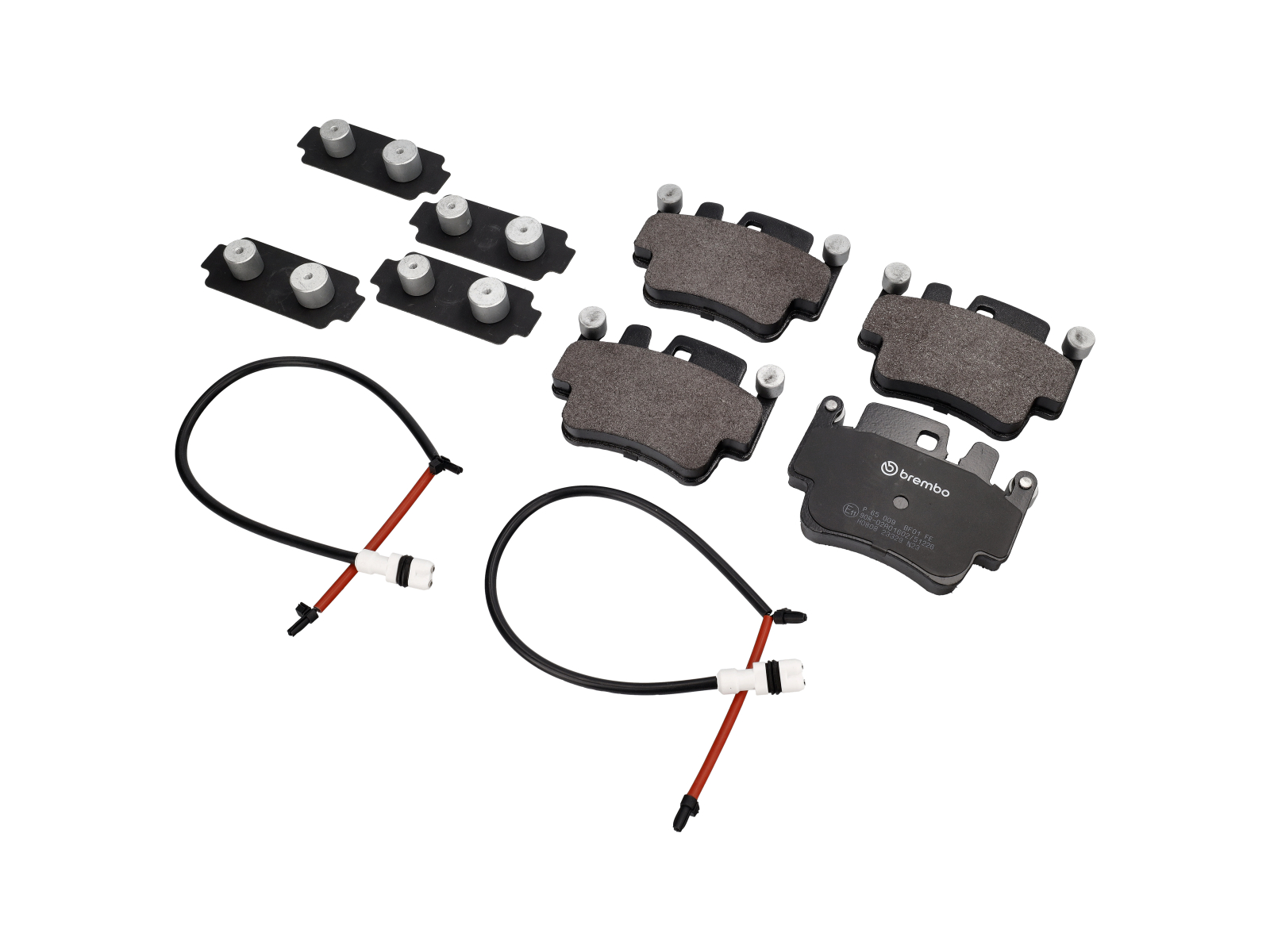 FRONT Brake pads, sensors, shims kit Porsche 996 Carrera C2/4 ABS ...