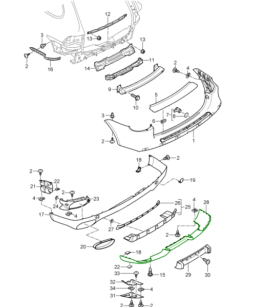 Porsche Rear Lower Spoilers, Diffusers & Valances | Aerodynamic Styling ...