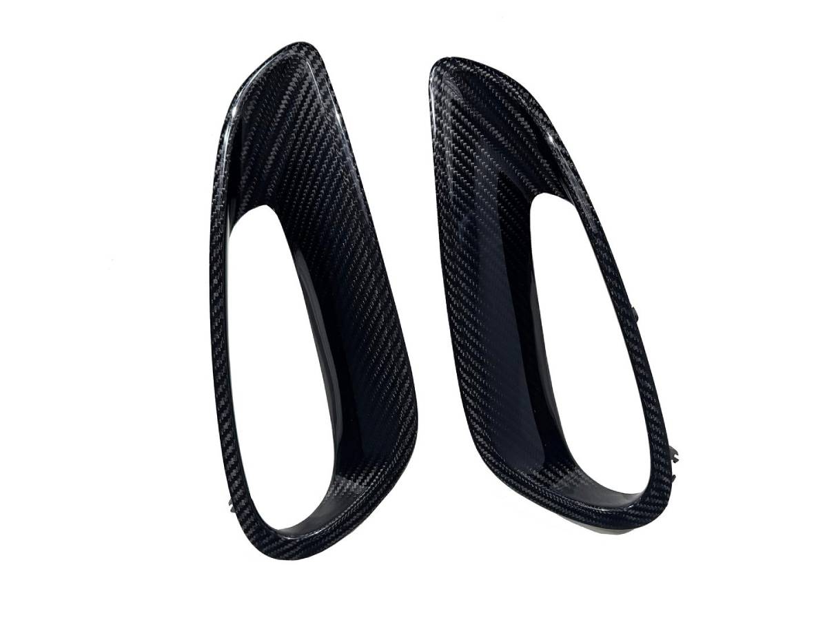 Carbon Style Rear Side Section Air Intakes, Carbon Fibre. Porsche 992 ...