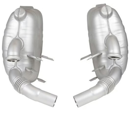 Porsche Standard Silencers & Mufflers | OEM Exhaust Replacement ...