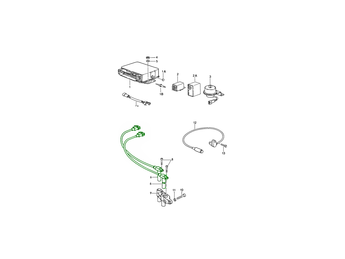 Impulse / speed reference sensor kit. Porsche 911 1984-89 91160621501 ...