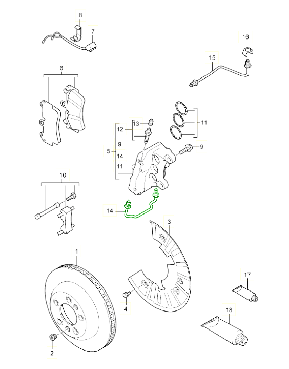 Porsche Calipers & Brake Lines | Design911 Precision Hydraulic ...