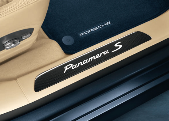 Porsche Panamera Side Sills Trims Carbon Fibre - 97004480045 | Design 911