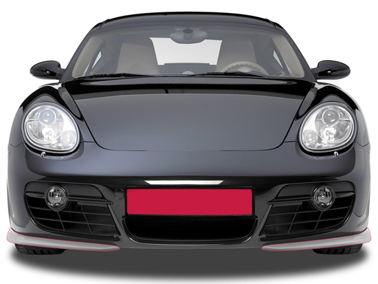 FA216 Front spoiler lip for Porsche 987 Cayman 2005 - 2009 - FA216 ...