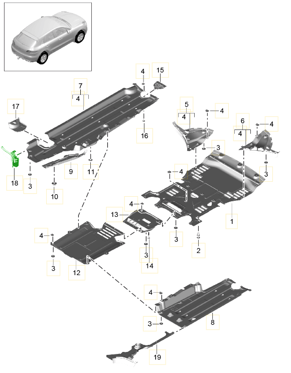 Original Porsche Part - 95B825209 | Design 911