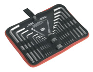 Sealey TRX-Star and Ball-End Hex Key Set 19pc Long - AK7157 | Design 911