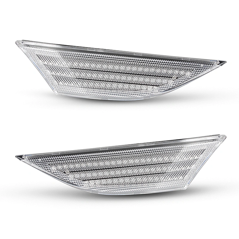 Led side indicator lights Clear. Porsche 991.1 / 991.2 / 981/982 ...