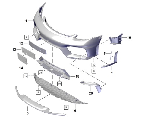 Lower Spoilers / Trays / Corner trims | Design 911