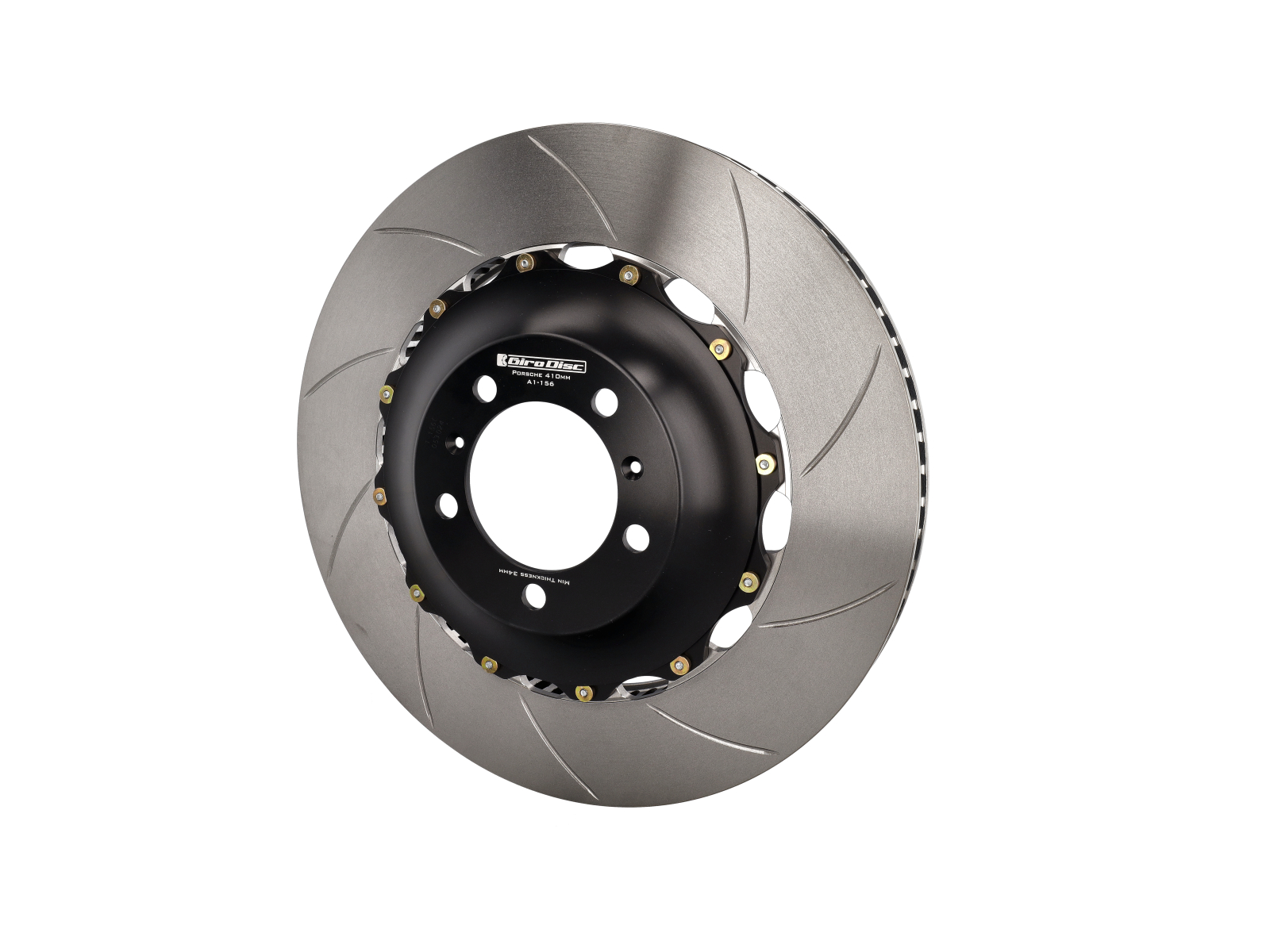 Brake Disc / Rotor Slotted 2-pc FRONT 981 GT4 w/PCCB 718 GT4 991 992 ...