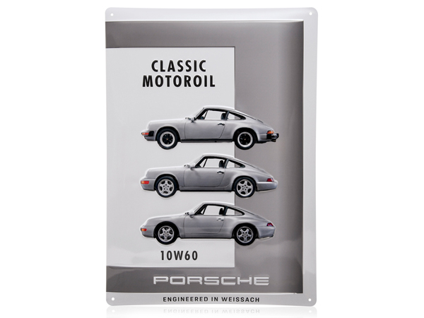 Metal plate Porsche Classic Motoroil 10W-60 PCG04301060 - PCG04301060 ...
