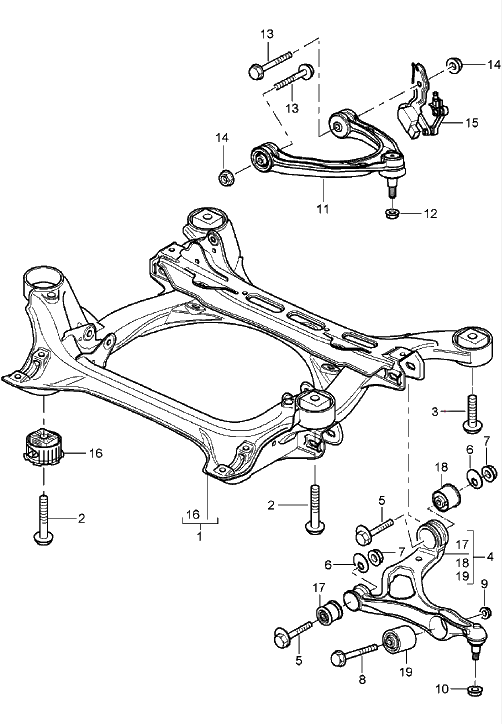Buy Porsche 992 (911) (2019>) Suspension arms & bushings | Design 911