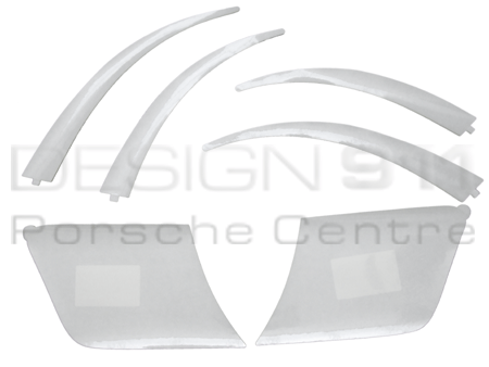 Stone chip guards clear set. Porsche 944 - SG944C | Design 911