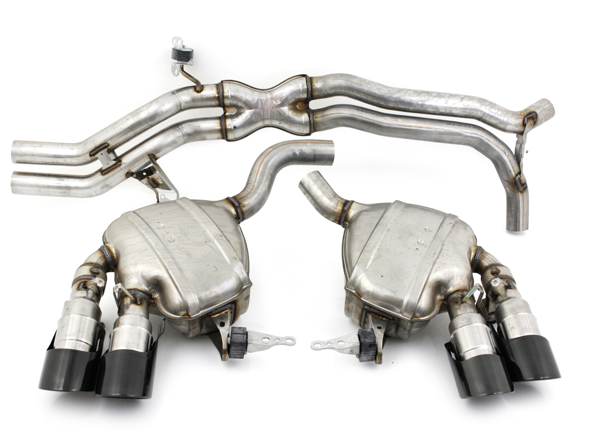 Original Porsche 95B044211 and 95B044211A Sports exhaust system for ...
