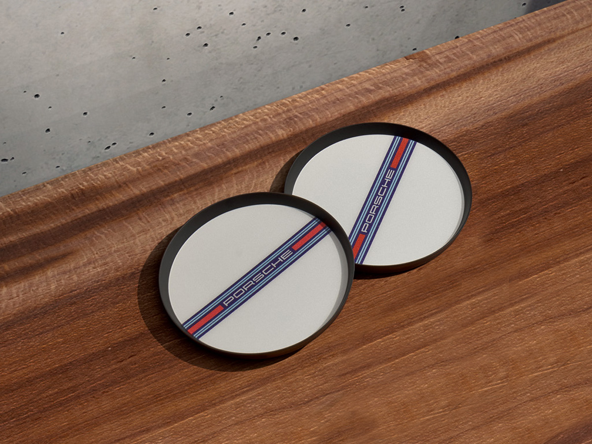 Porsche Car coaster for cup holder Martini Racing Design 9Y0044061A ...