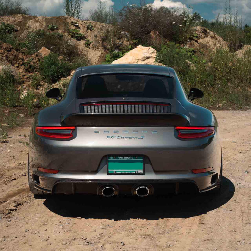 Rennline rear diffuser carbon fibre. Porsche 991.2 - E378 | Design 911