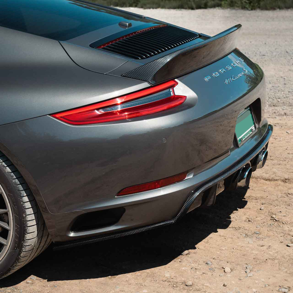 Rennline rear diffuser carbon fibre. Porsche 991.2 - E378 | Design 911