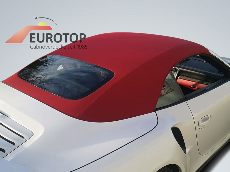 Eurotop Cabriolet hood with heated rear screen. Porsche 991.1 and 991.2 ...