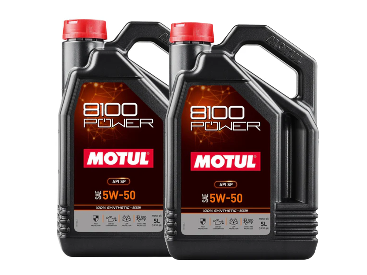 MOTUL 8100 POWER 5W-50 engine oil 10ltr - 111812X10L | Design 911