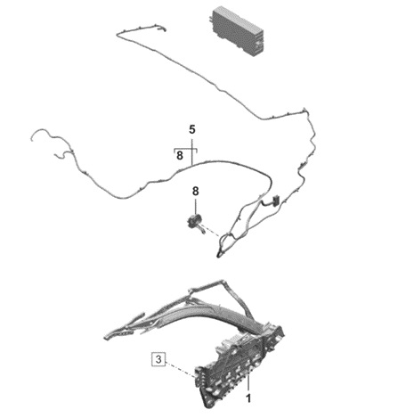 Swing angle sensor cabriolet roof control. Porsche 991.2 cabriolet ...