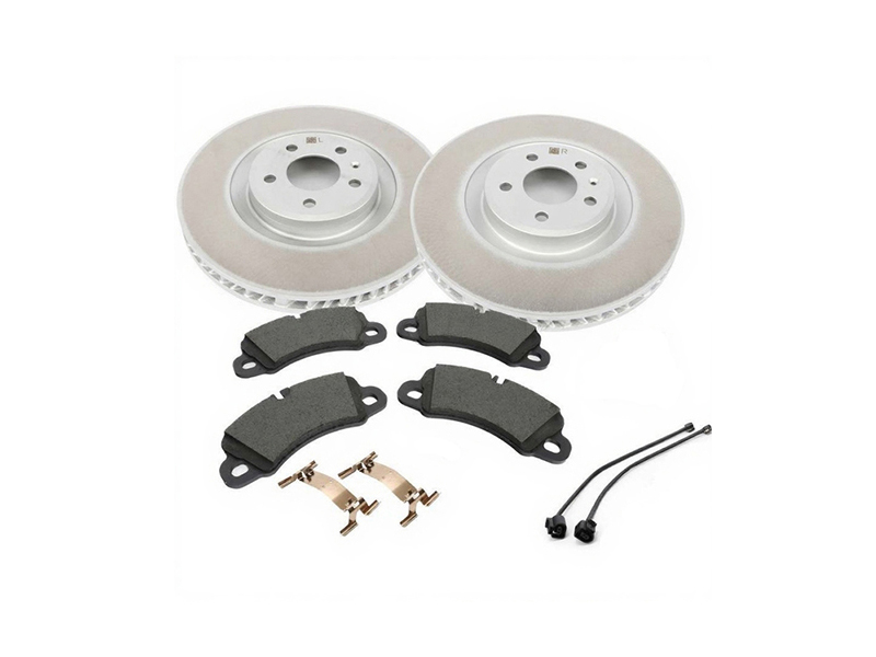 Brake disc rotor 350xmm & brake pads. Porsche 95B.2 / 95B.3 Macan / S ...