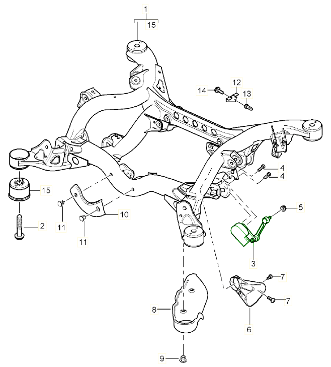 Porsche Cayenne Air Suspension Compressor 95535890105 - 95533107721 ...