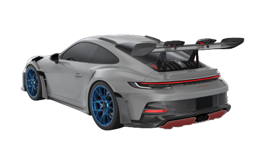 Rear bumper lower diffuser carbon fibre. Porsche 992 GT3 RS - 1016.992 ...