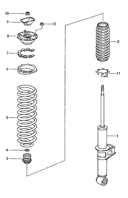 Porsche 993 Shock Absorber Ring 99733350400 - 99733350400/1 | Design 911