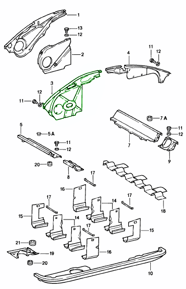 Porsche 911 Engine Cover 93010608901 - 93010608901 | Design 911