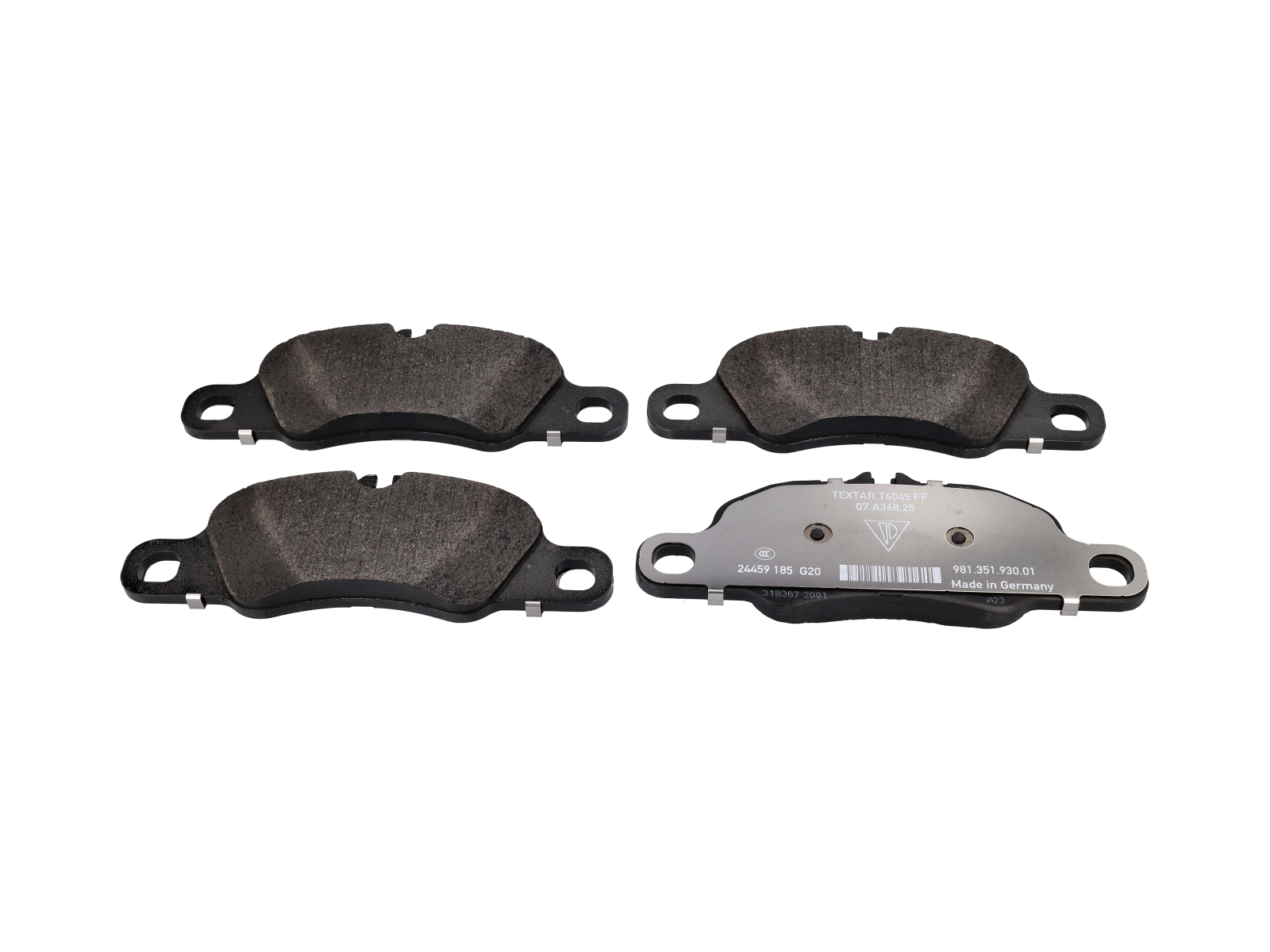 Original Porsche 99735193806 Brake Pads Front for Porsche 997 MKII C2 ...