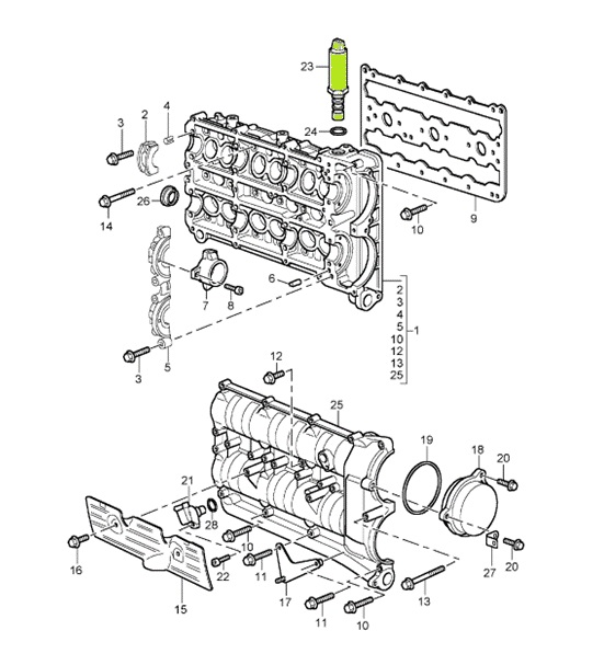 Actuator Camshaft. Porsche 996 Turbo / 996 GT3 - 99610530371 | Design 911