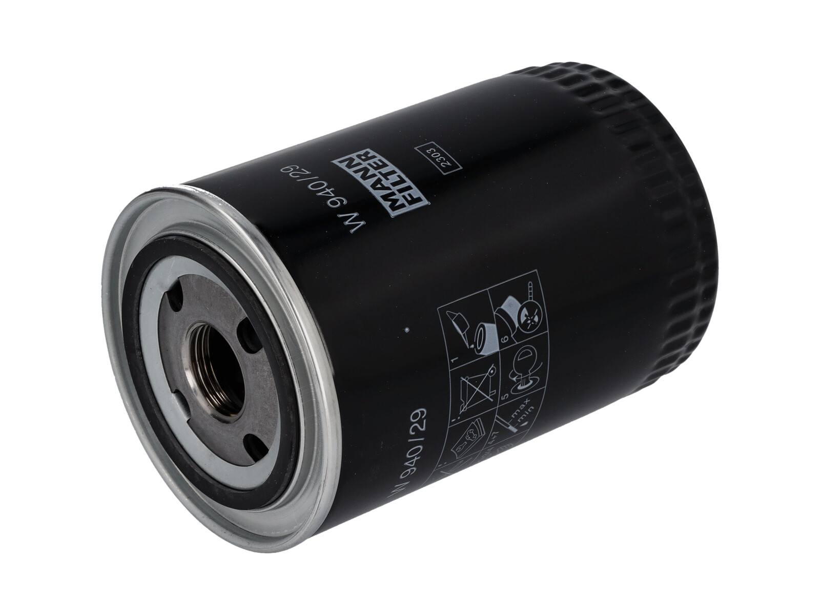 MANN Filters W940/29 Porsche 93010776403 Oil filter for Porsche 911 964 ...