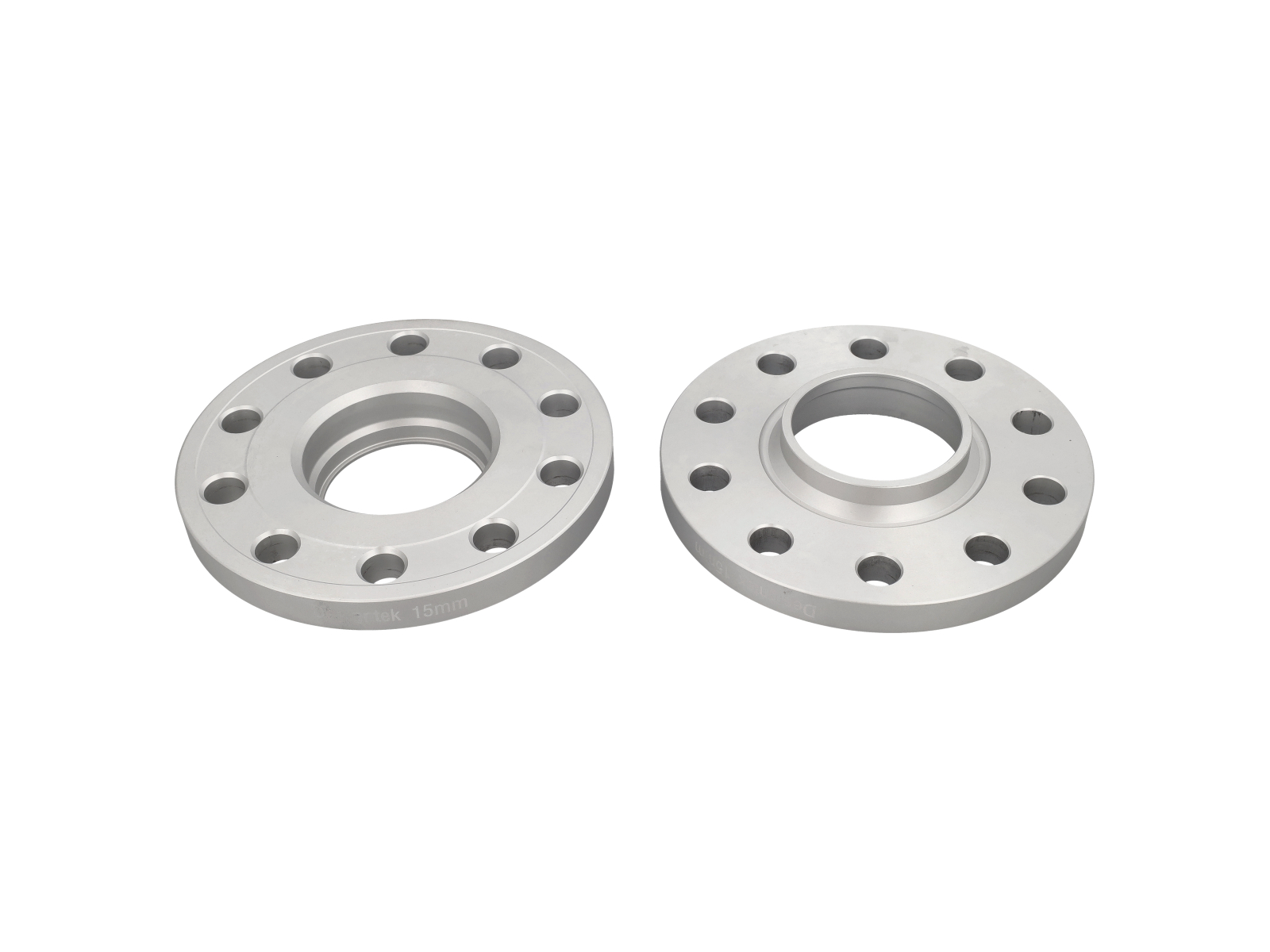 Wheel Spacers 15mm Hub Centric DesignTek for Porsche 5/130 stud Pattern ...